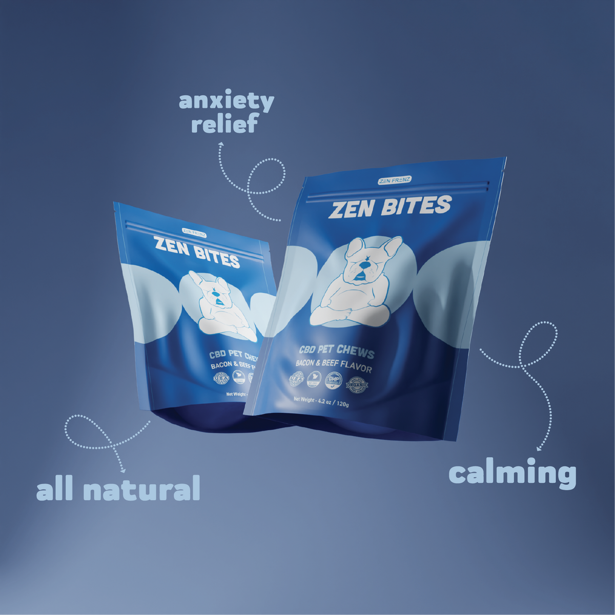 Zen Bites - CBD Calming Chews for Dogs & Cats – Zen Frenz